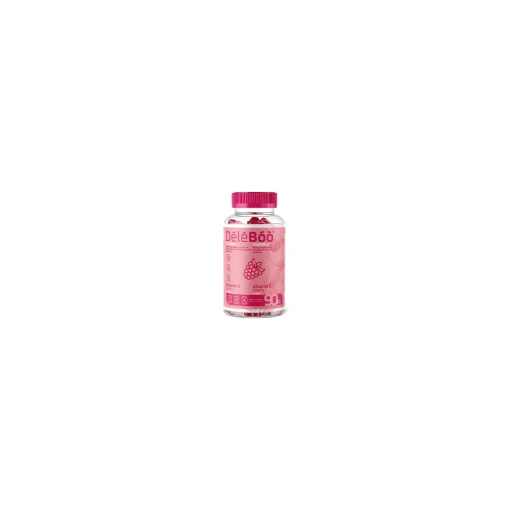 DELEBOO VITAMIN C+ZINC RASPBERRY 90 BEANS pour Femmes