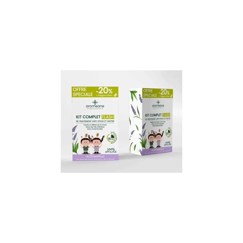 AROMEANE PACK ANTI POUX ET LENTES pour Femmes