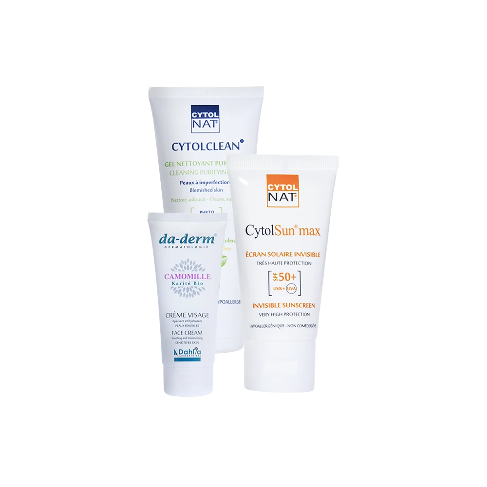 CYTOLNAT PACK ECRAN INVISIBLE +GEL+CREME VISAGE pour Nos Promotions