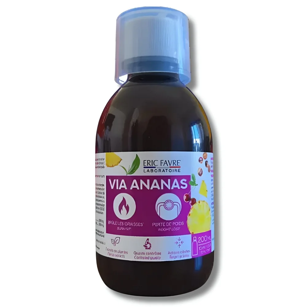 ERIC FAVRE - VIA ANANAS BRULEUR DE GRAISSES 200ML pour Compléments ...