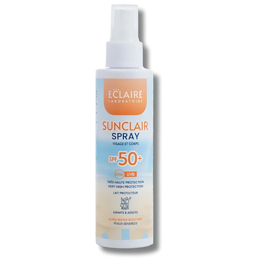ECLAIRE SUNCLAIR - SPRAY SOLAIRE VISAGE ET CORPS SPF 50+ ENFANT ET ...