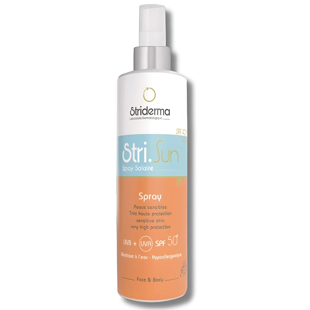STRIDERMA SUN - SPRAY SOLAIRE VISAGE ET CORPS SPF50+ 150ML pour Sol...