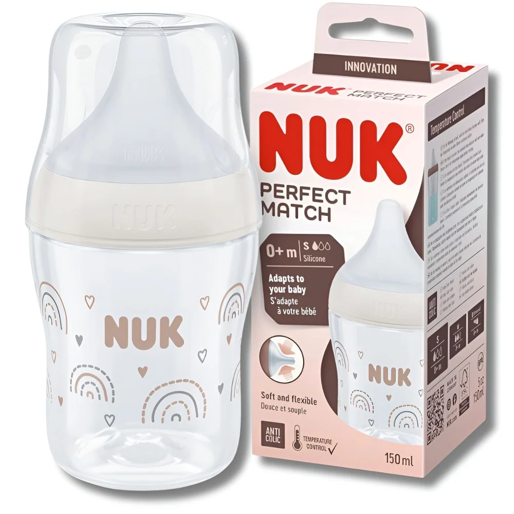 NUK PERFECT MATCH - BIBERON EN PLASTIQUE 150ml