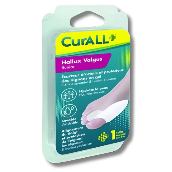 CURALL - ÉCARTEUR ORTEILS GEL HALLUX VALGUS